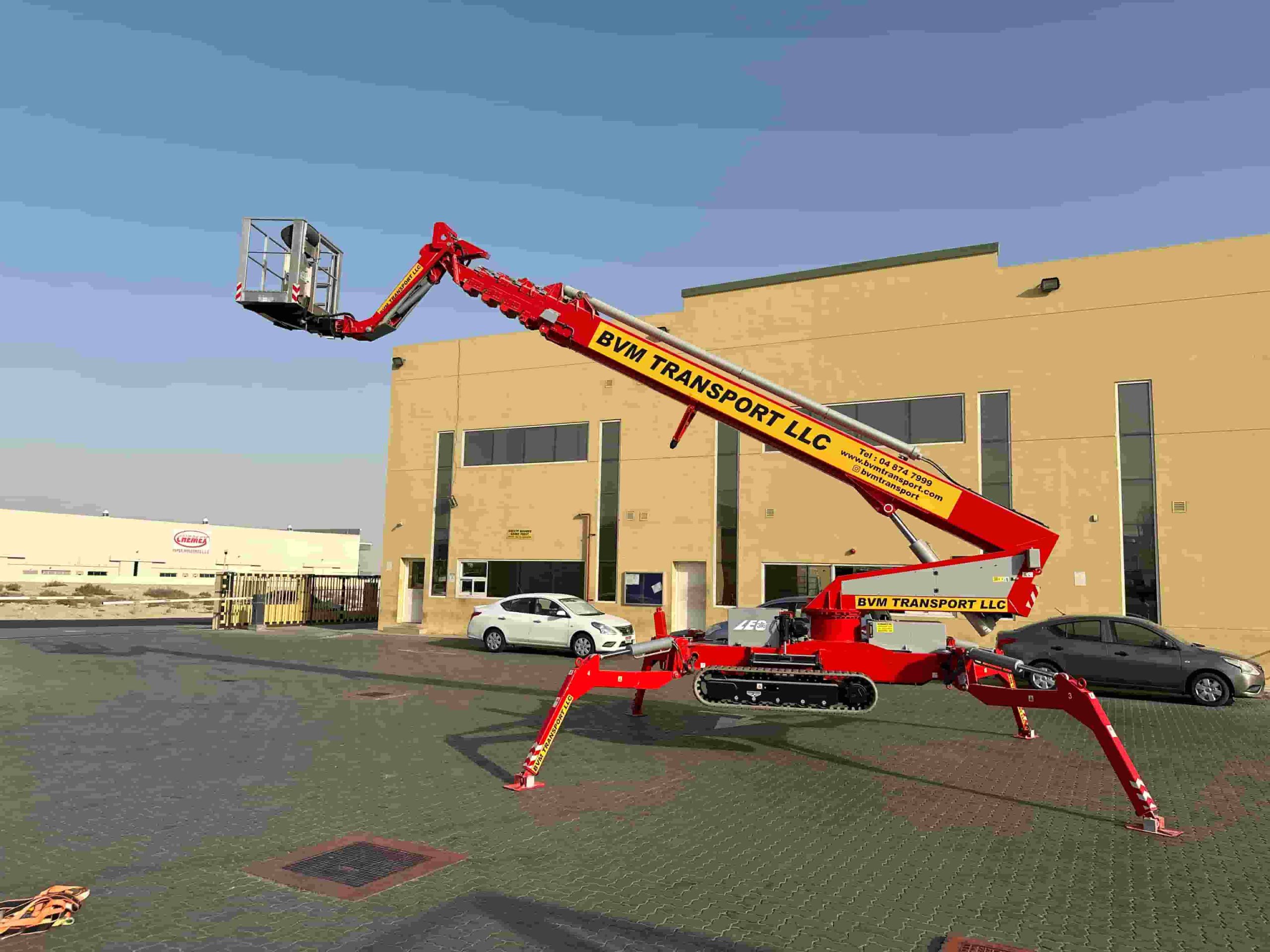 What is a Spider Lift and Why Use One - BVM Transport